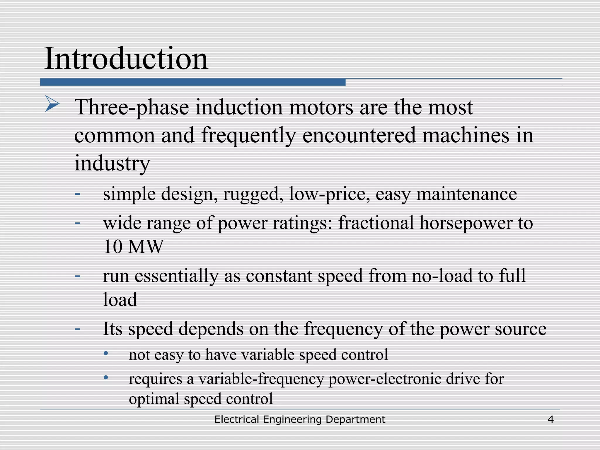 Rotating Electrical Machines-AC & DC Machines,Induction Motor and DC Motor | PPT