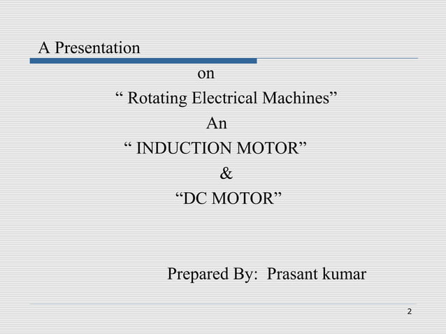 Rotating Electrical Machines-AC & DC Machines,Induction Motor and DC ...