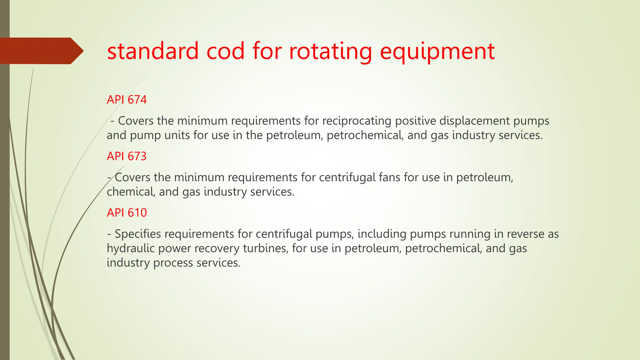 mechanical rotating equipment presentation | PPTX