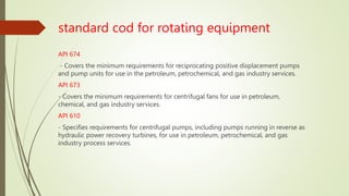mechanical rotating equipment presentation | PPTX