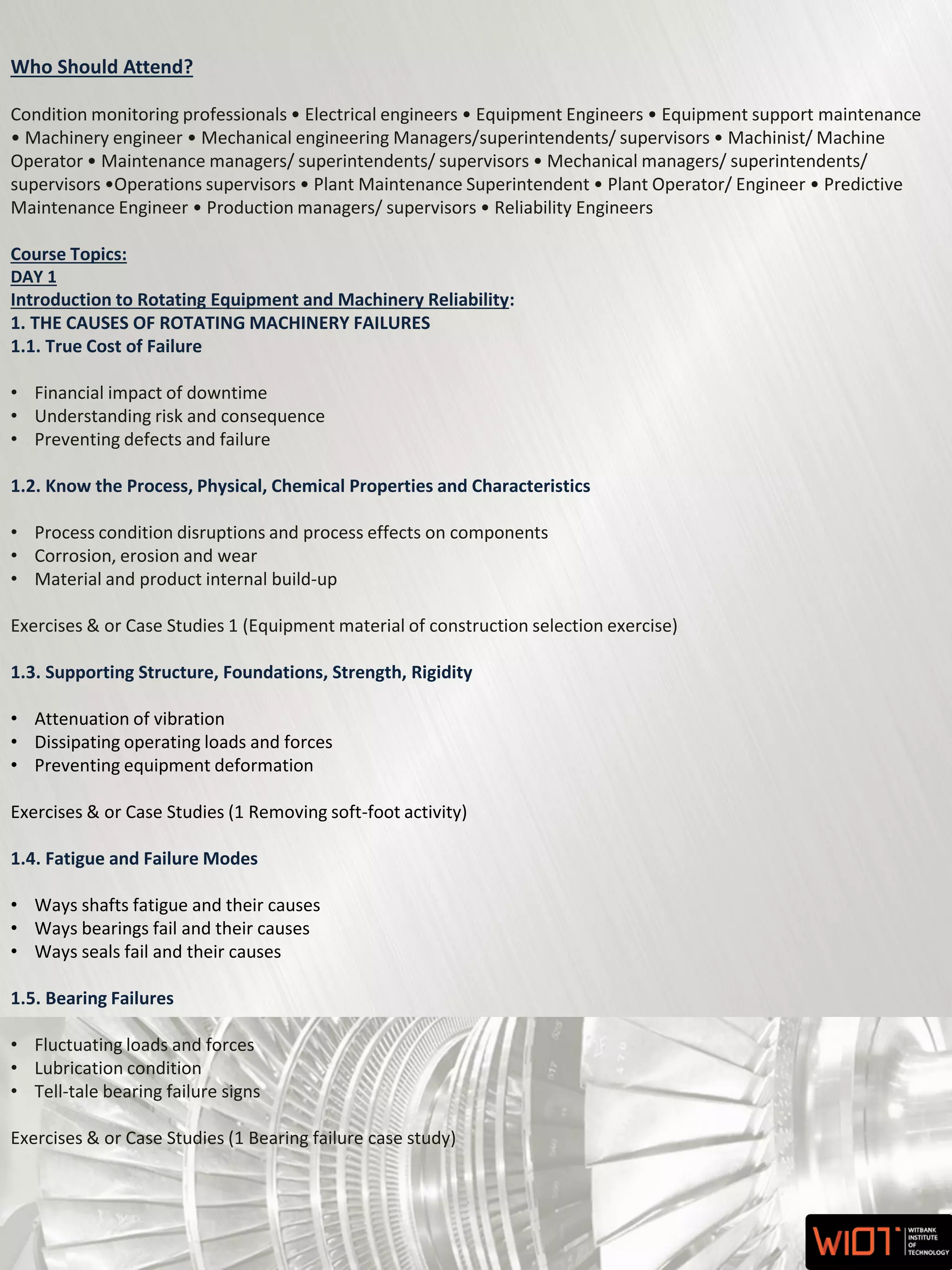 Improving Rotating Equipment Reliability and Machinery Health | PDF