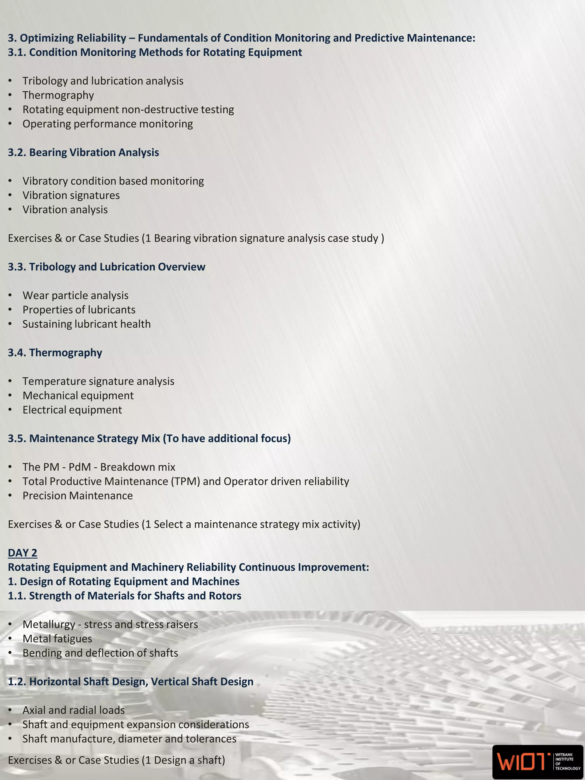 Improving Rotating Equipment Reliability and Machinery Health | PDF