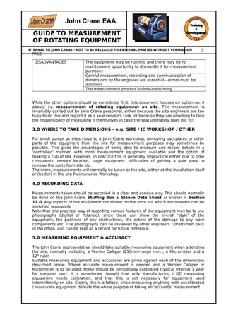 Rotating equpment measurment | PDF