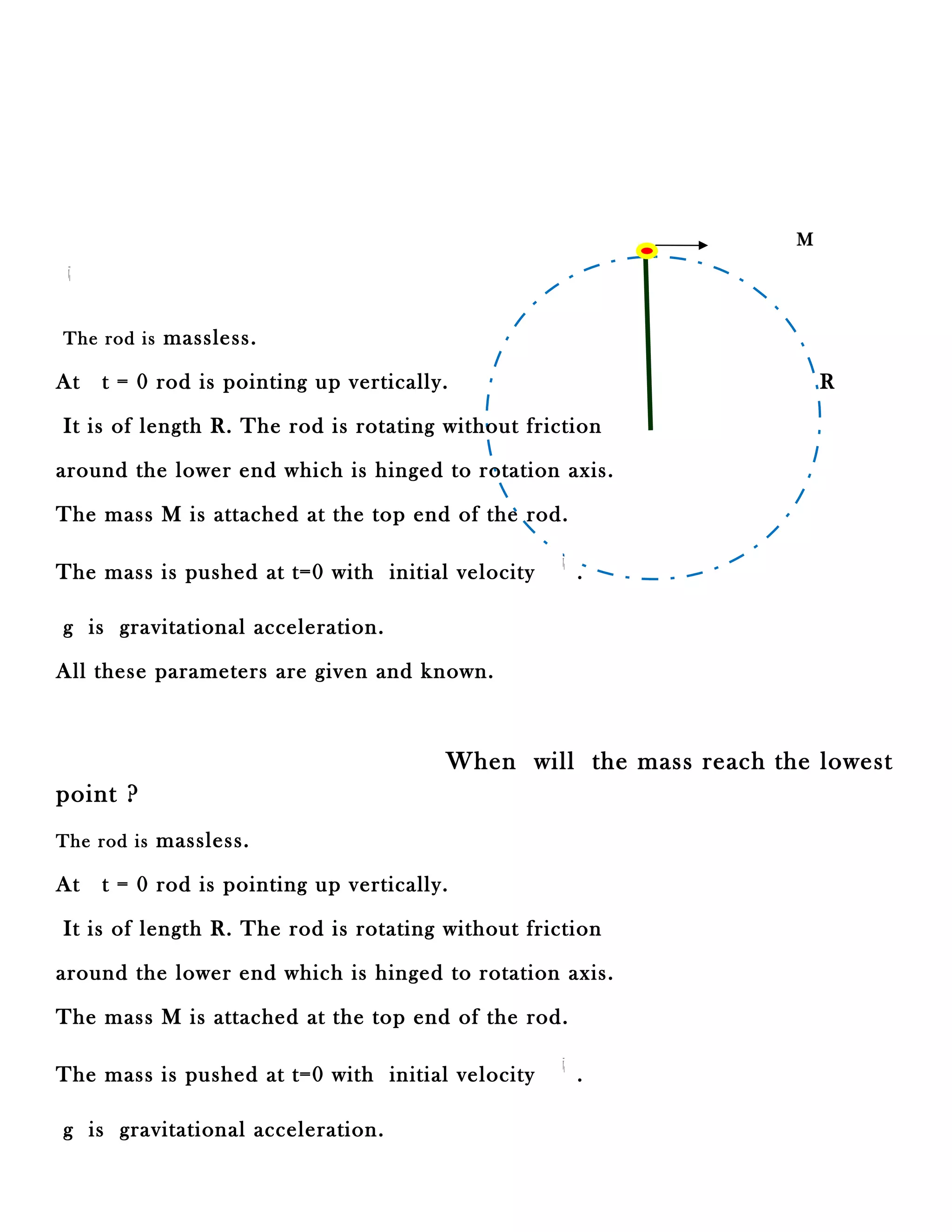 Rotating falling pendulum time | PDF