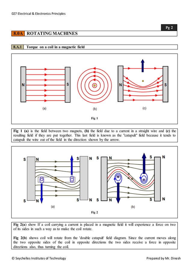 Rotating machines part 1 | DOCX | Physics | Science