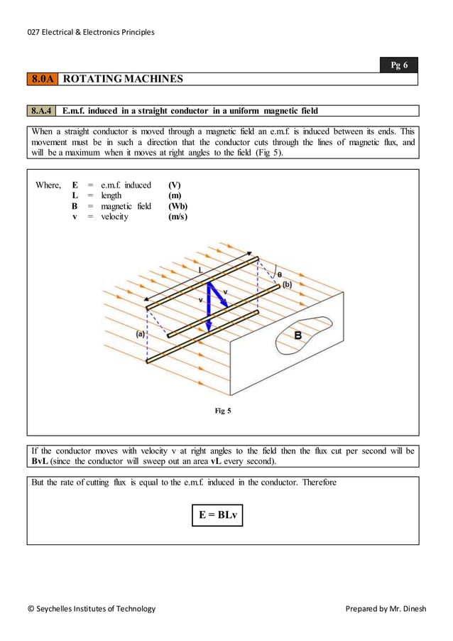 Rotating machines part 1 | DOCX | Physics | Science