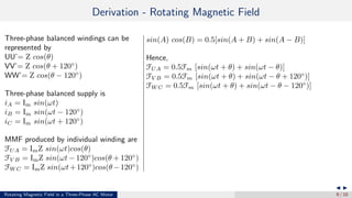 Rotating Magnetic Field in a Three-Phase AC Motor | PDF