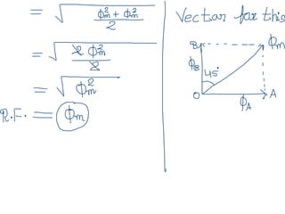 Rotating magnetic field by two phase supply system | PPT