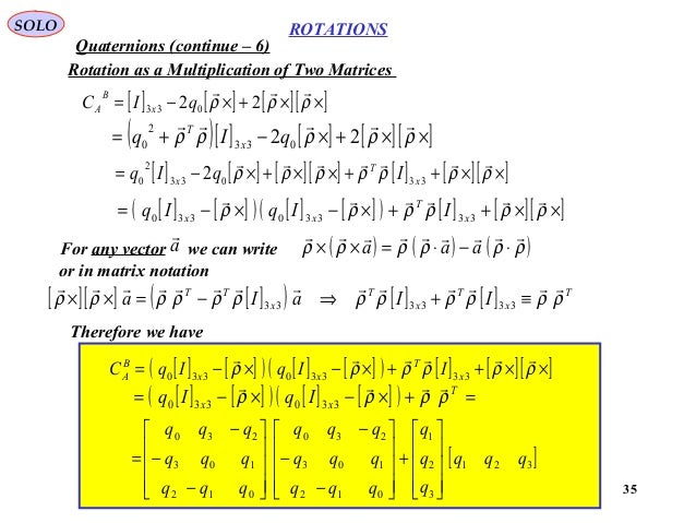 Rotation In 3d Space Euler Angles Quaternions Marix Descriptions 4962
