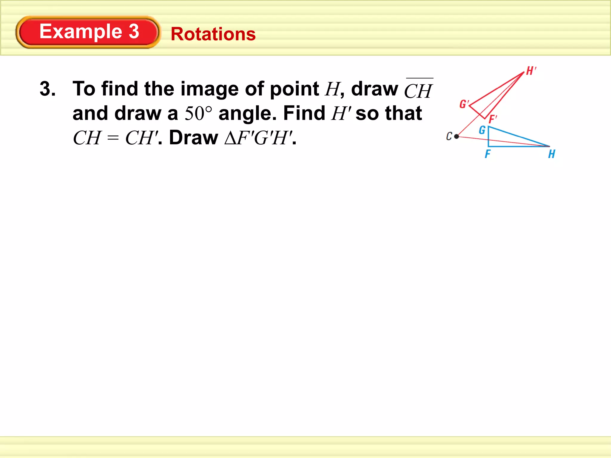 Geometric Transformation: Rotation | PPTX