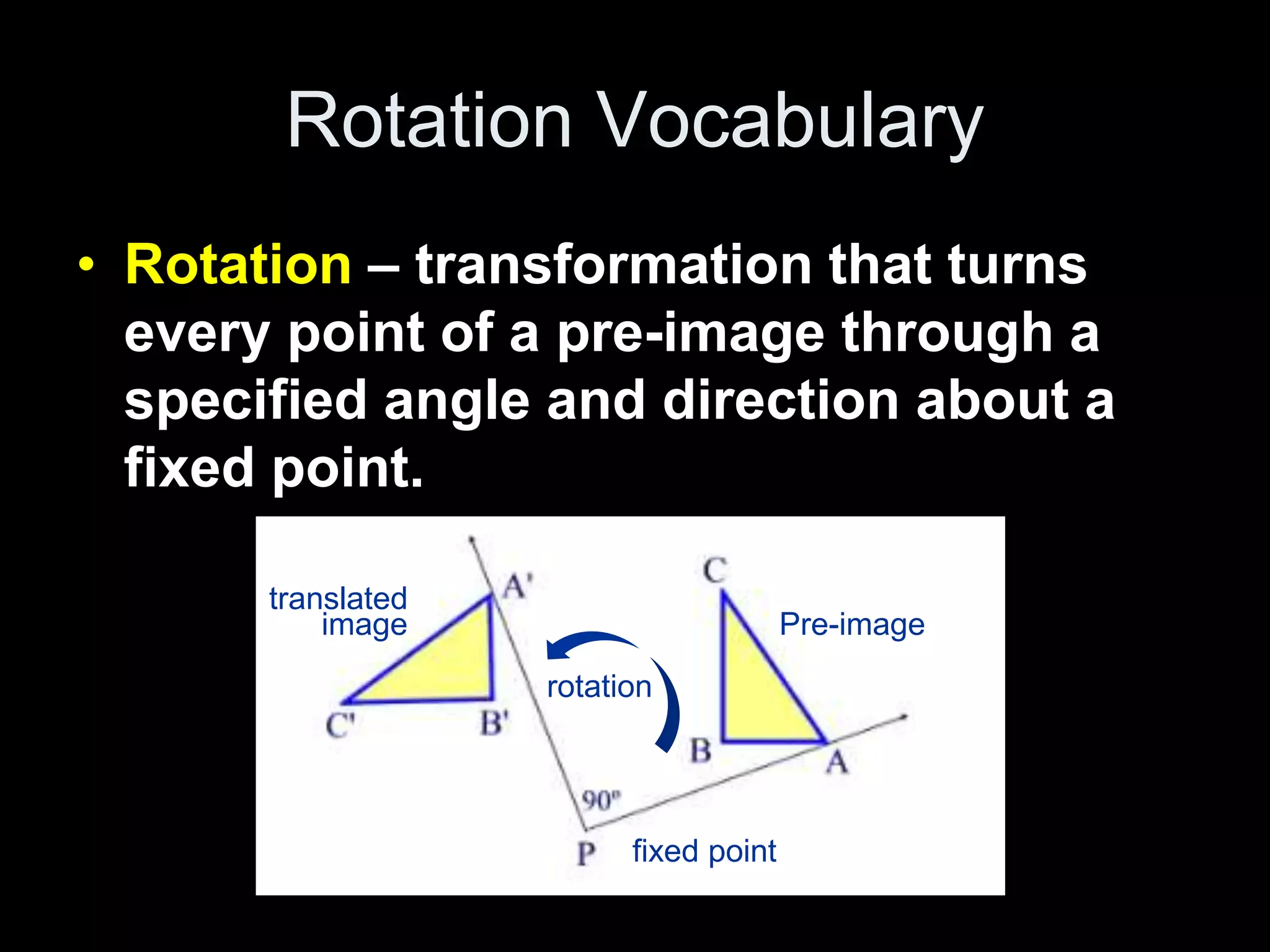 Geometric Transformation: Rotation | PPTX