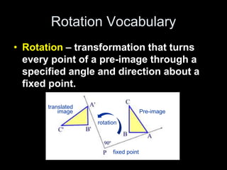 Geometric Transformation: Rotation | PPTX