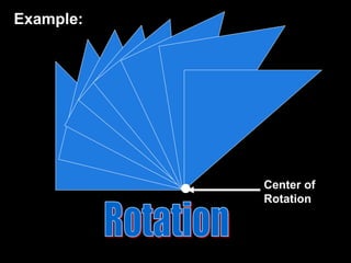 Geometric Transformation: Rotation | PPTX