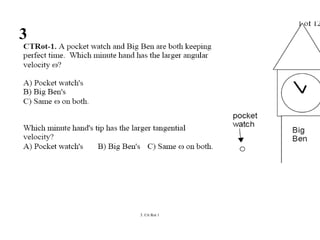 Rotational and circular motion clicker questions | PPT