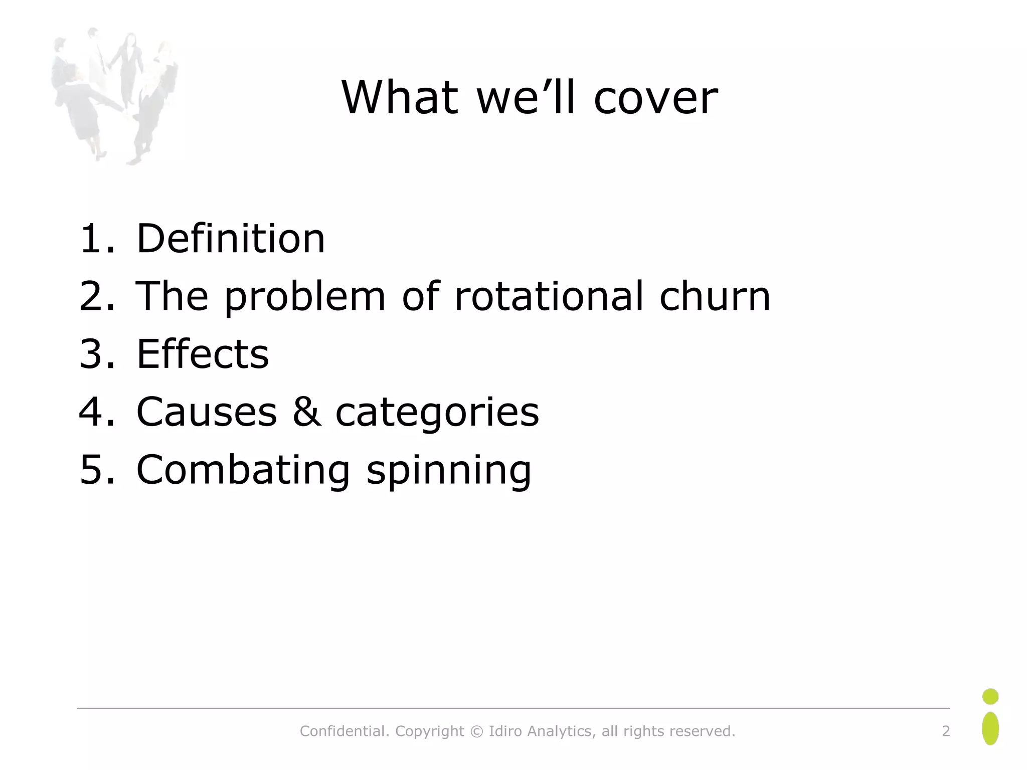 Idiro Analytics - What is Rotational Churn and how can we tackle it? | PPT