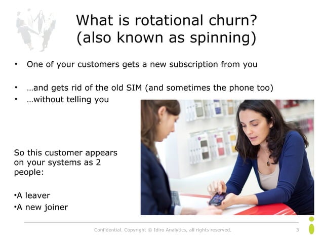 Idiro Analytics - What is Rotational Churn and how can we tackle it? | PPT