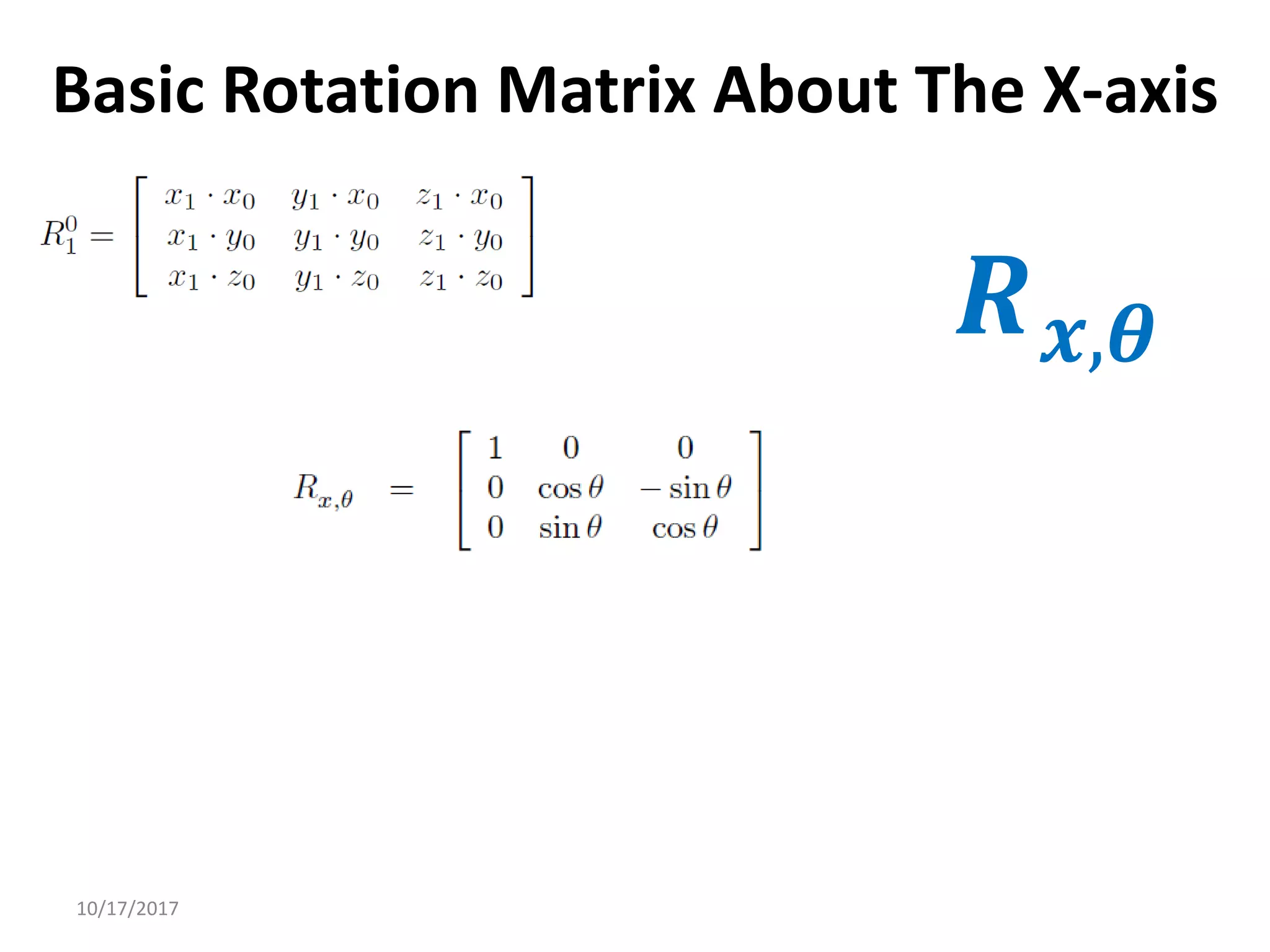 rotational matrix.pdf | 3-D Graphics | Computer Software and Applications