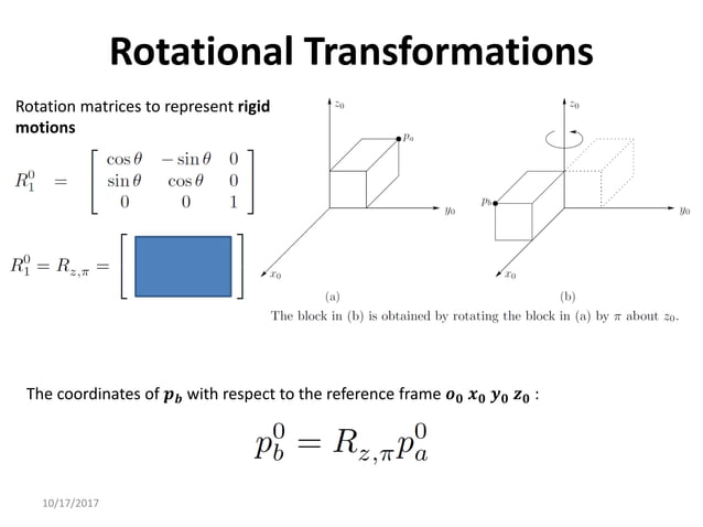 Rotational Matrixpdf 3 D Graphics Computer Software And Applications