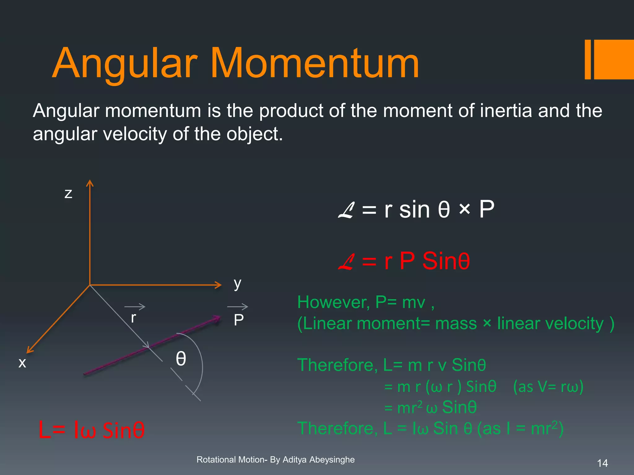Rotational motion | PPTX