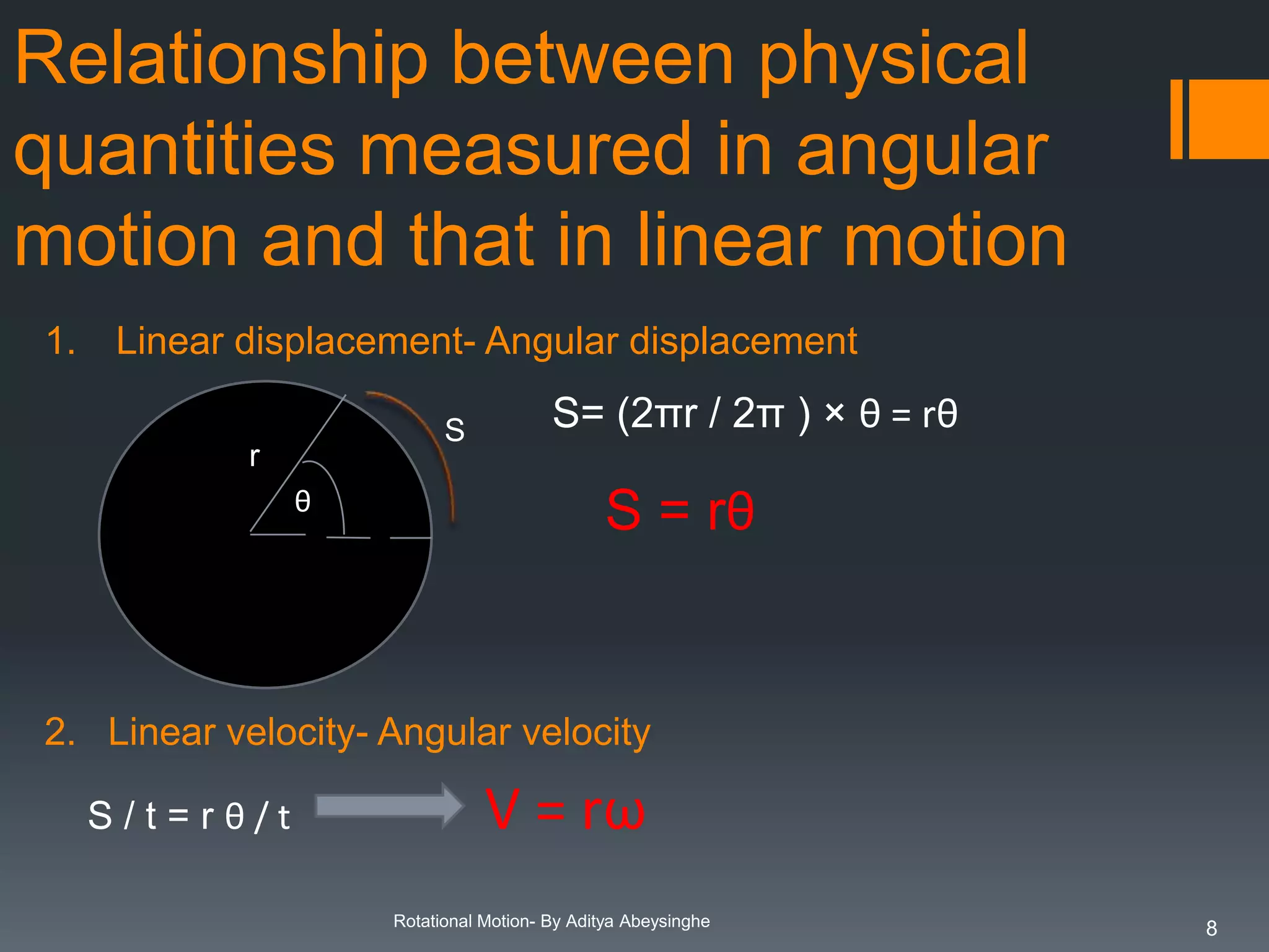 Rotational motion | PPTX