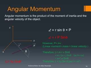 Rotational motion | PPTX