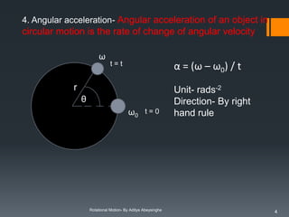 Rotational motion | PPTX
