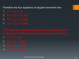 Rotational motion | PPTX