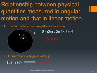 Rotational motion | PPTX