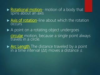 Rotational motion | PPT