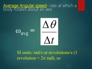 Rotational motion | PPT