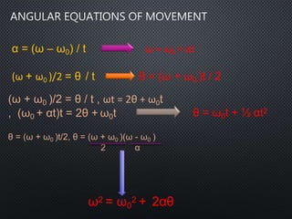Rotational motion (3) | PPTX