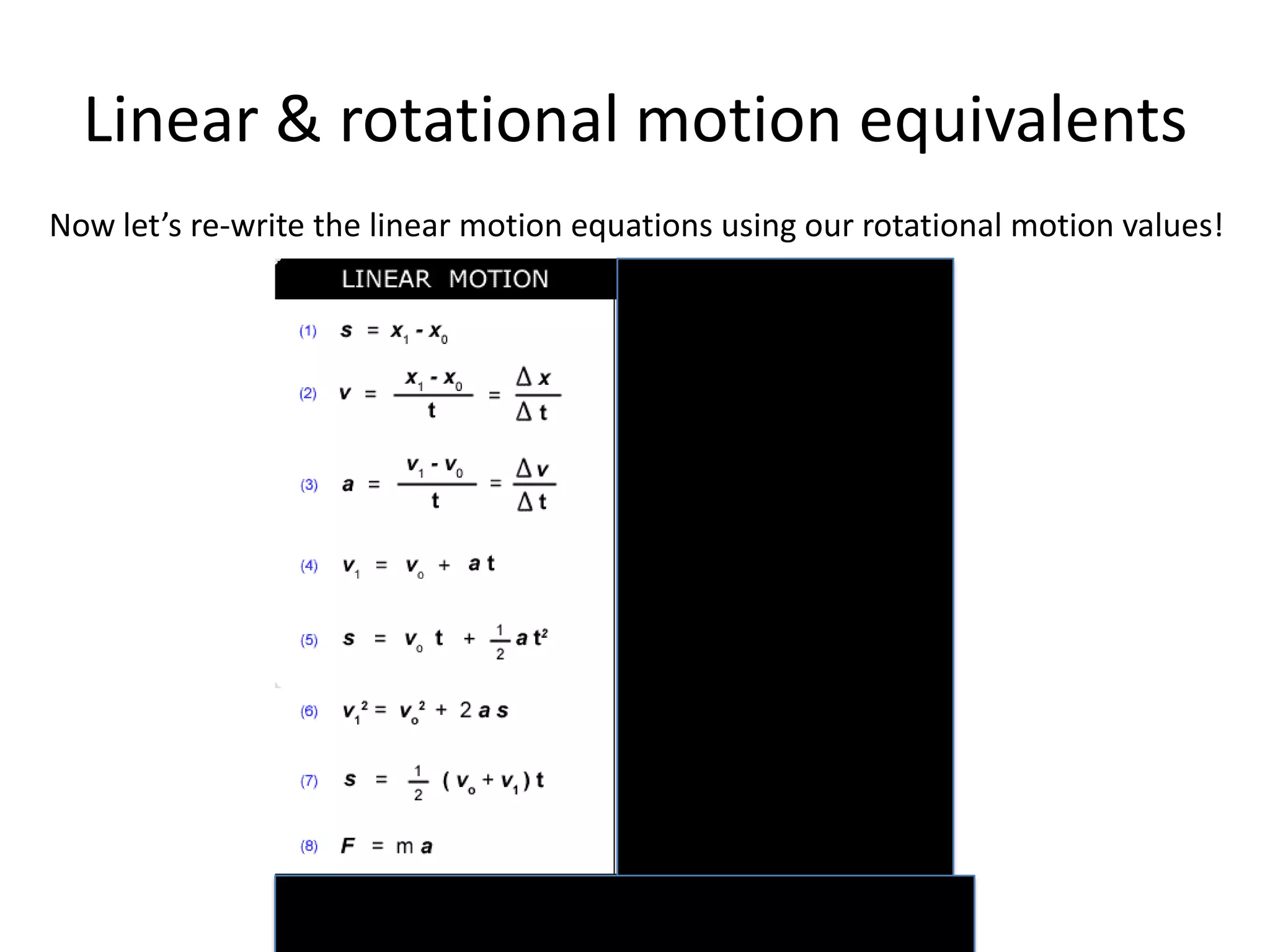 Rotational motion pt2 | PPTX