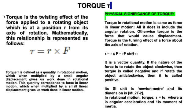 ROTATIONAL MOTION_BLC_SWE_FALL23.pptx | Physics | Science