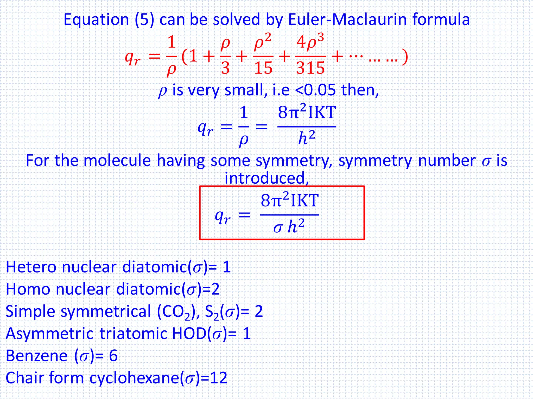 Rotational partition function | PDF