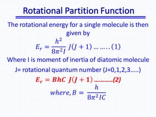 Rotational partition function | PDF