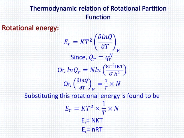 Rotational partition function | PDF Rotational partition function | PDF