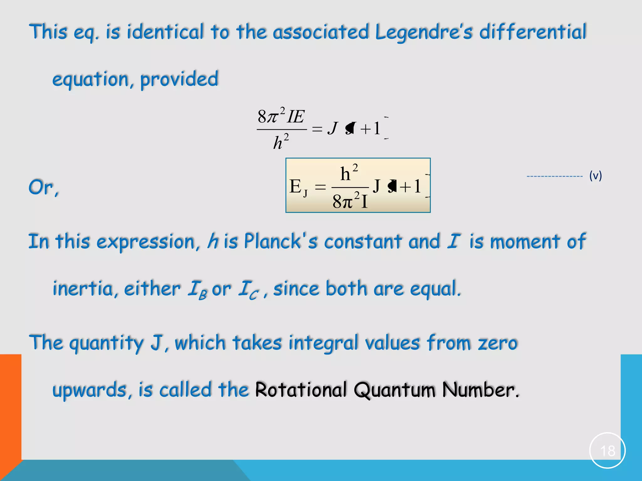 Rotational Spectra : Microwave Spectroscopy | PPSX