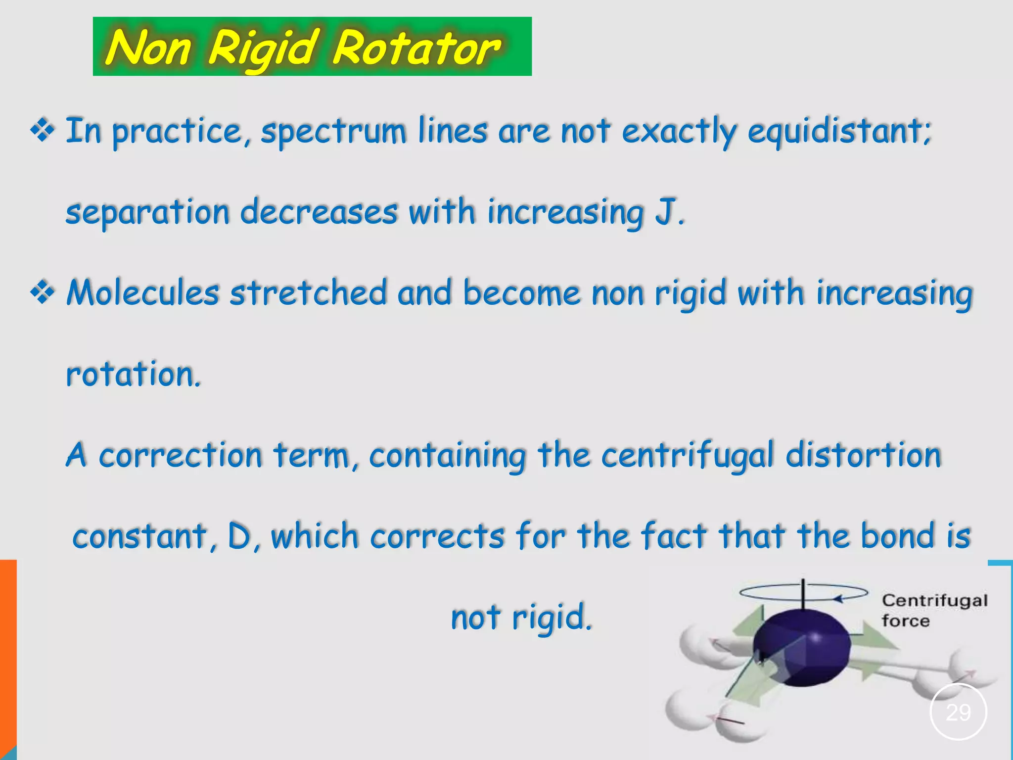 Rotational Spectra : Microwave Spectroscopy | PPSX