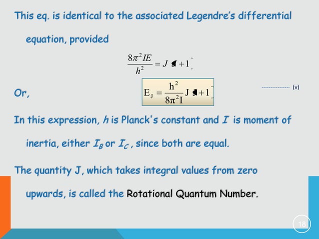 Rotational Spectra : Microwave Spectroscopy | PPSX | Chemistry | Science