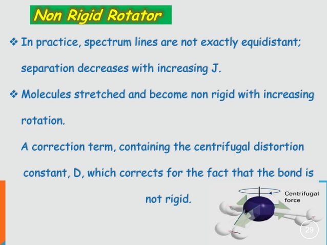 Rotational Spectra : Microwave Spectroscopy | PPSX | Chemistry | Science