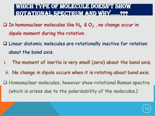 Rotational Spectra : Microwave Spectroscopy