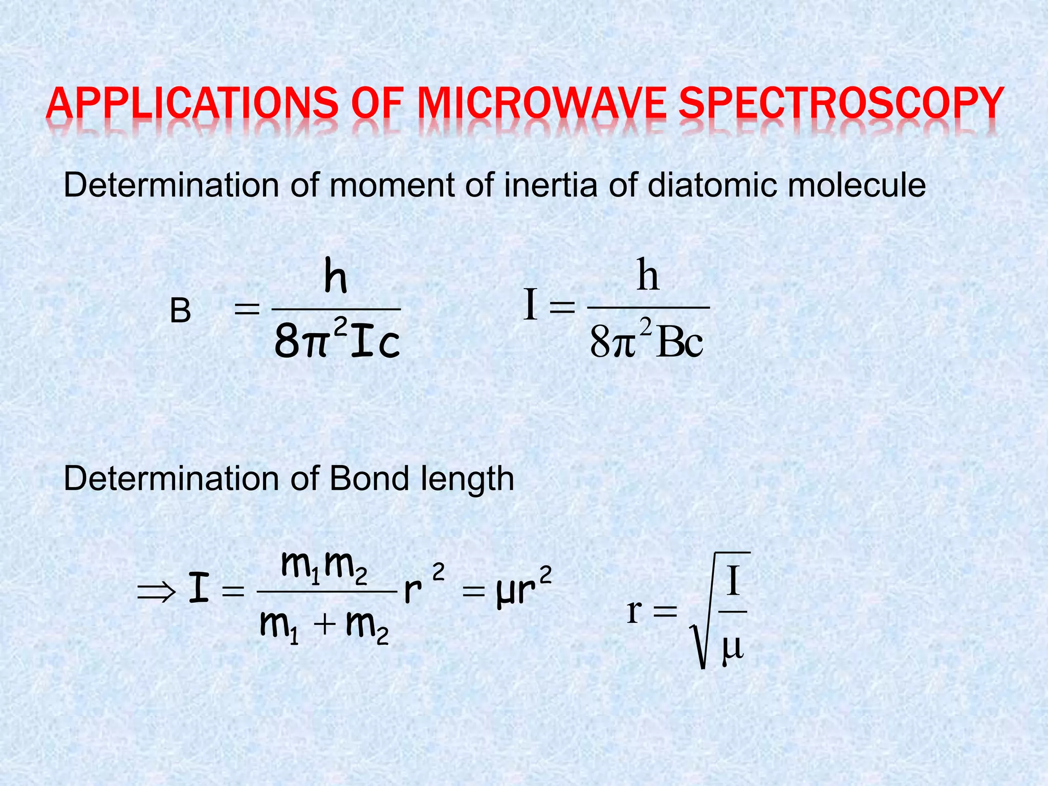 Rotational spectroscopy | PPTX