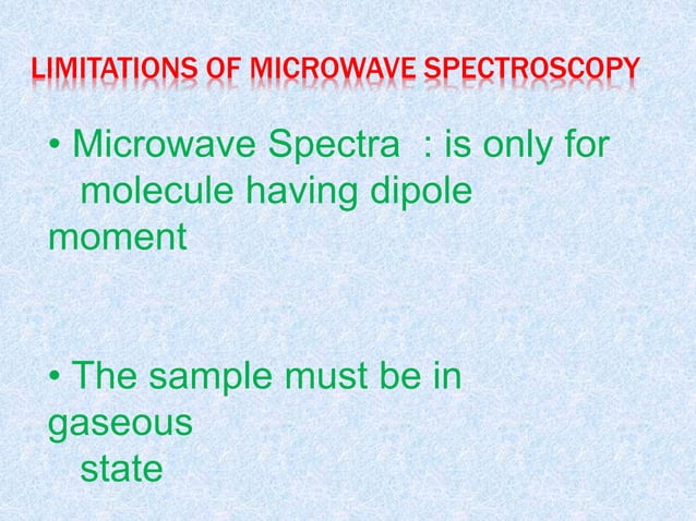 Rotational spectroscopy | PPTX