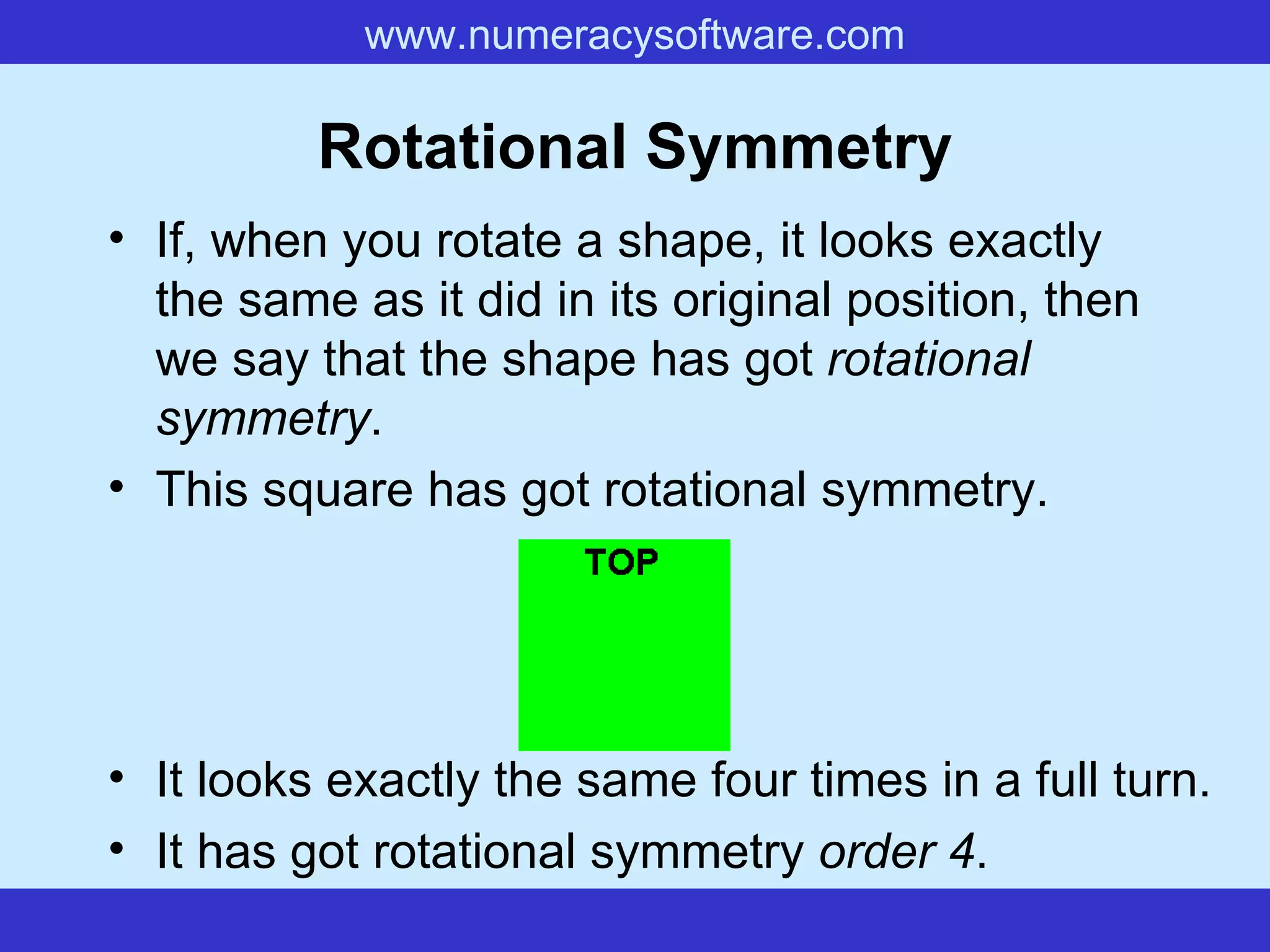 Rotational Symmetry | PPT