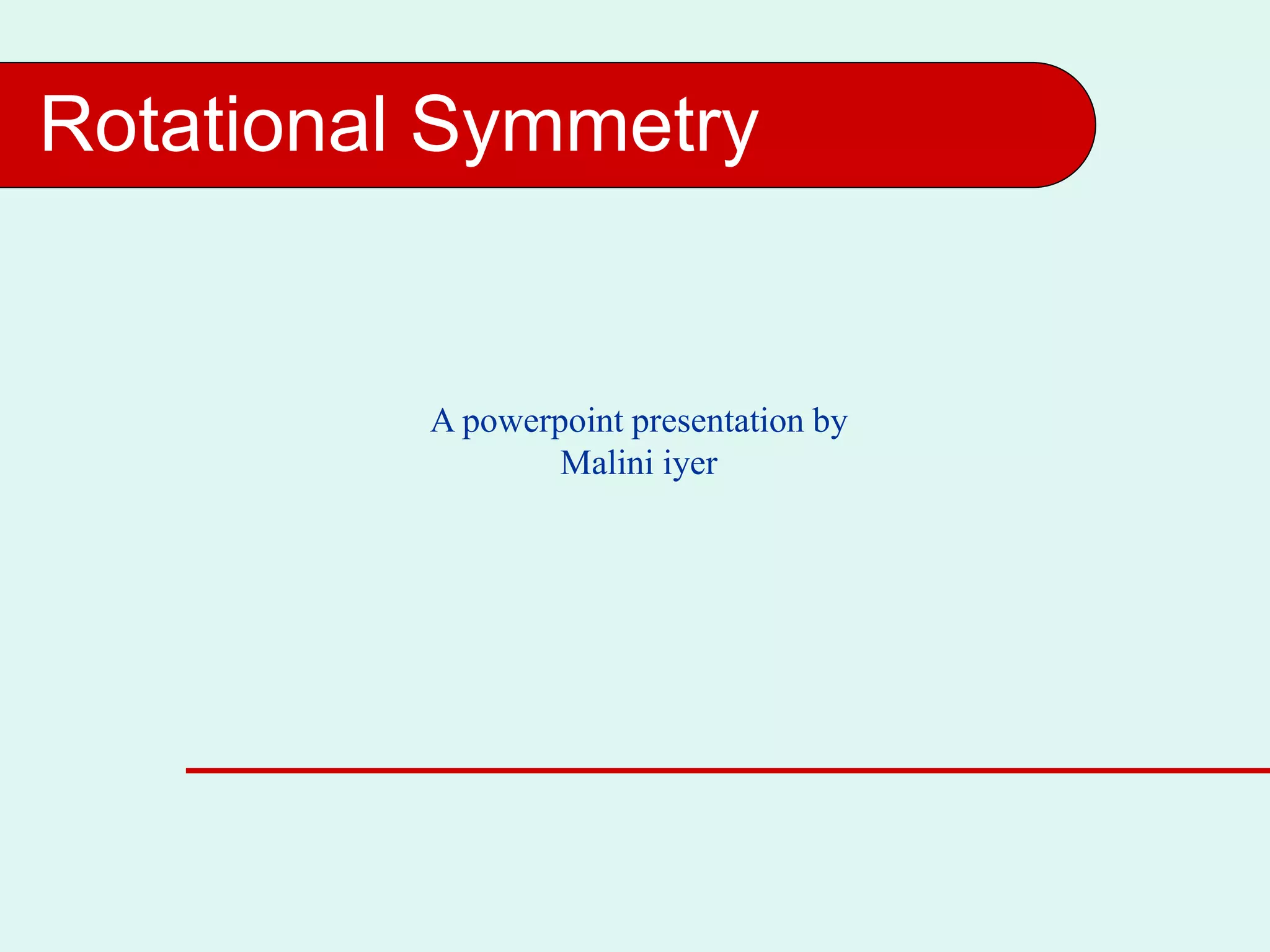 Rotational Symmetry Presentation | PPT
