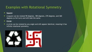Rotational Symmetry.pptx define to types | PPTX
