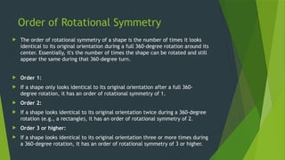 Rotational Symmetry.pptx define to types | PPTX