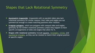 Rotational Symmetry.pptx define to types | PPTX