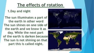 Rotation and revolution | PPTX