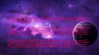 Rotation and revloution | PPT